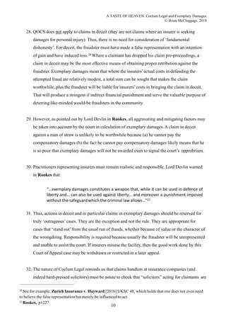 Exemplary Damages Article | PDF