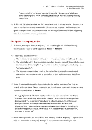 Exemplary Damages Article | PDF