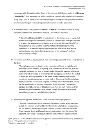 Exemplary Damages Article | PDF
