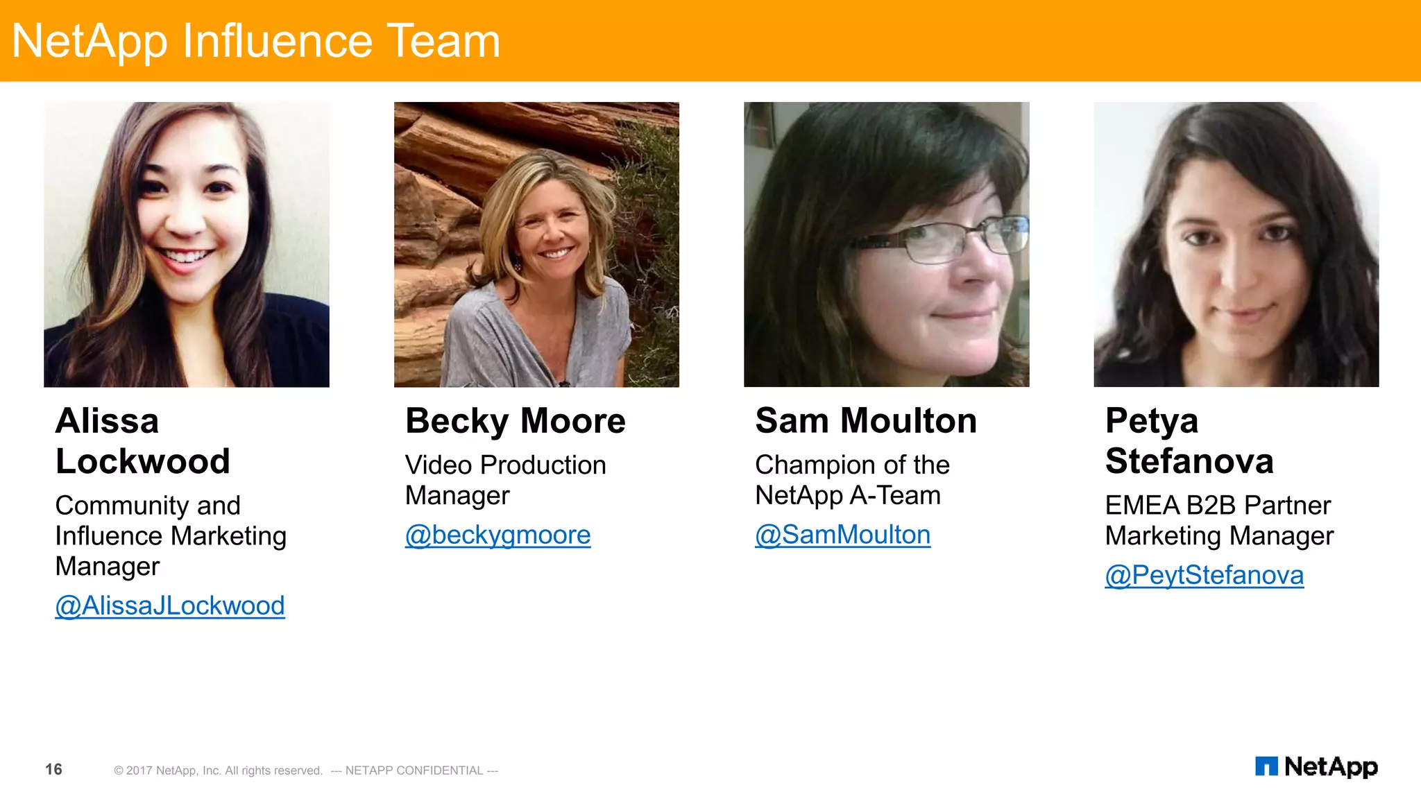 Meet the NetApp A-Team | PPT