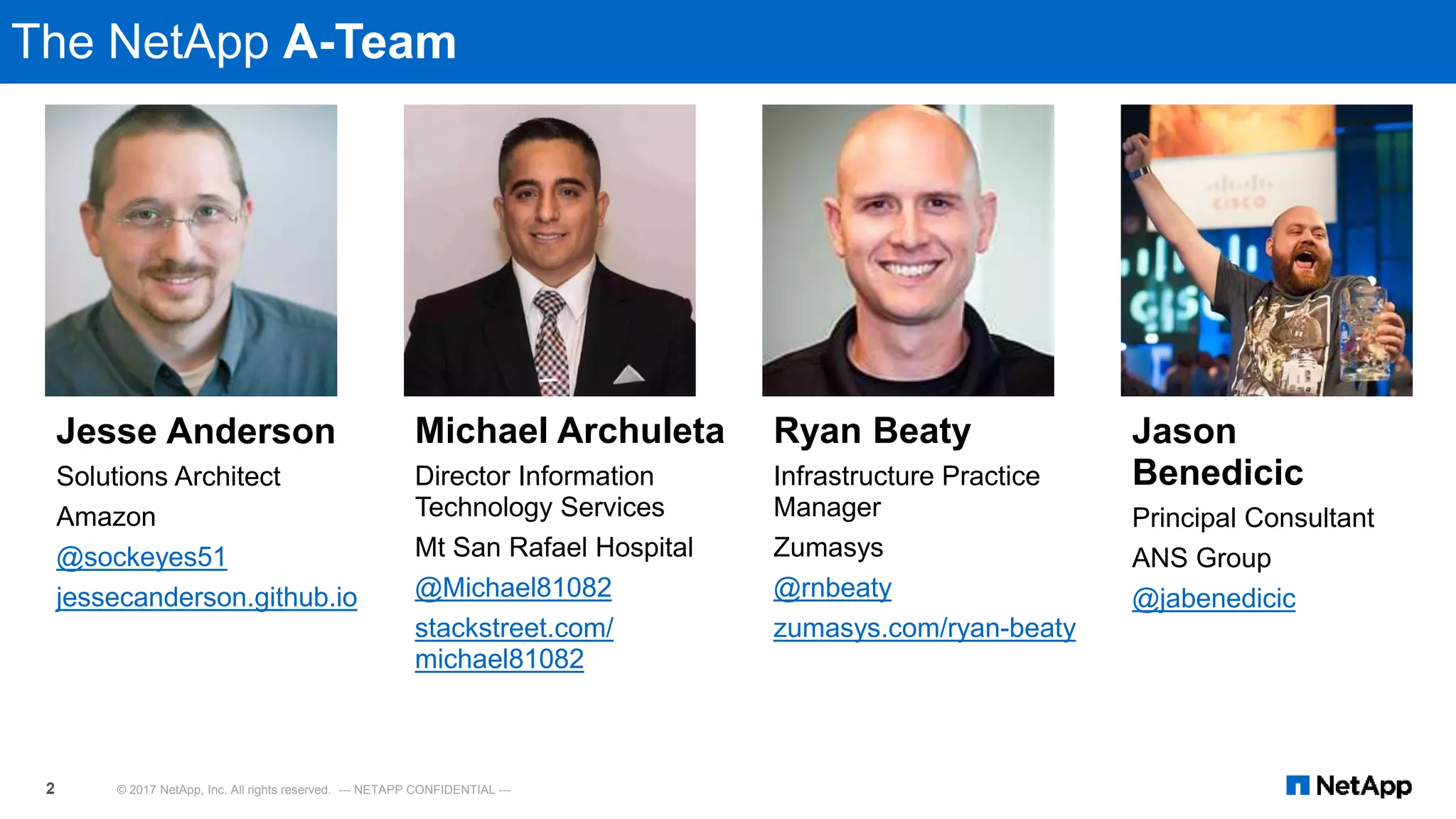 Meet the NetApp A-Team | PPT