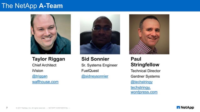 Meet the NetApp A-Team | PPT