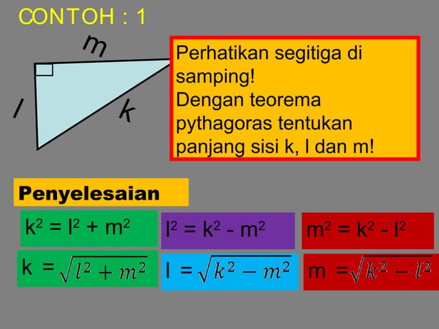 A. teorema pythagoras | PPT