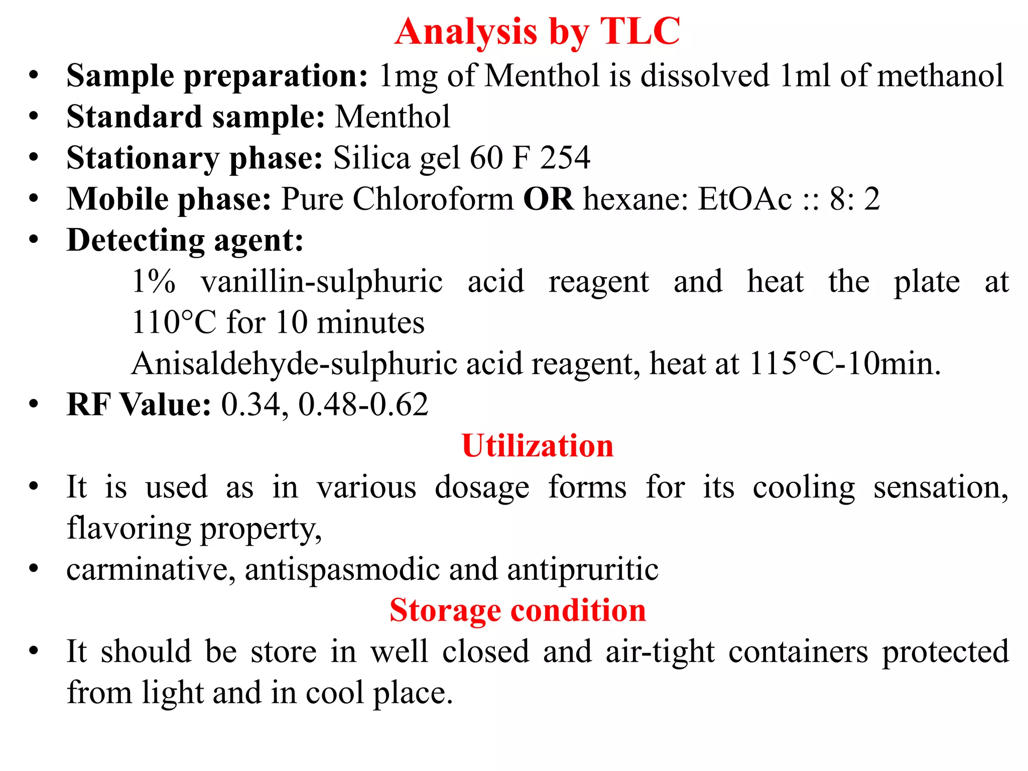 Isolation, Identification and Analysis of Phytoconstituents Terpenoids ...