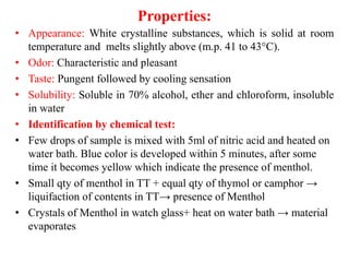 Isolation, Identification and Analysis of Phytoconstituents Terpenoids ...