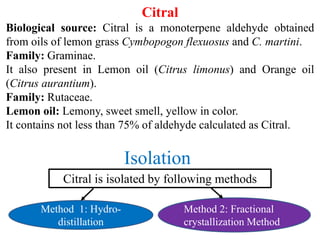 Isolation, Identification and Analysis of Phytoconstituents Terpenoids ...
