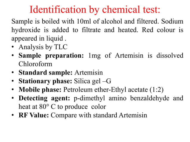 Isolation, Identification and Analysis of Phytoconstituents Terpenoids ...