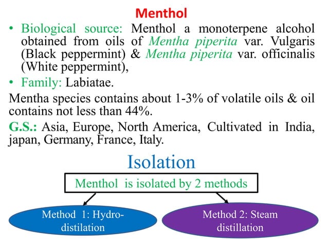 Isolation, Identification and Analysis of Phytoconstituents Terpenoids ...