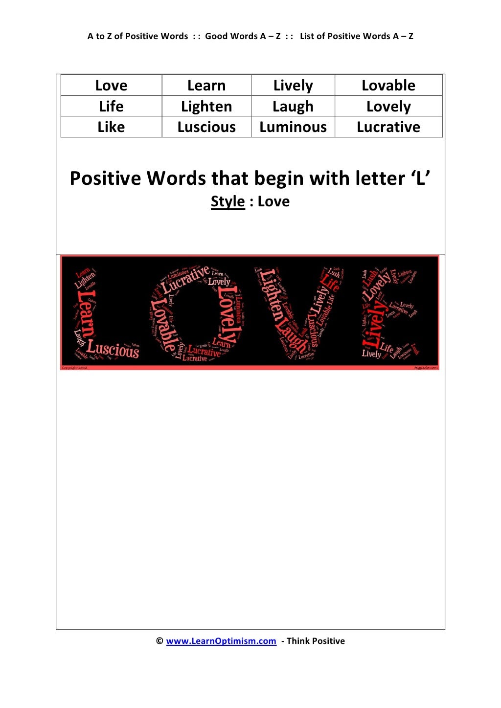 A To Z Of Positive Words EBook a-to-z-of-positive-words-ebook