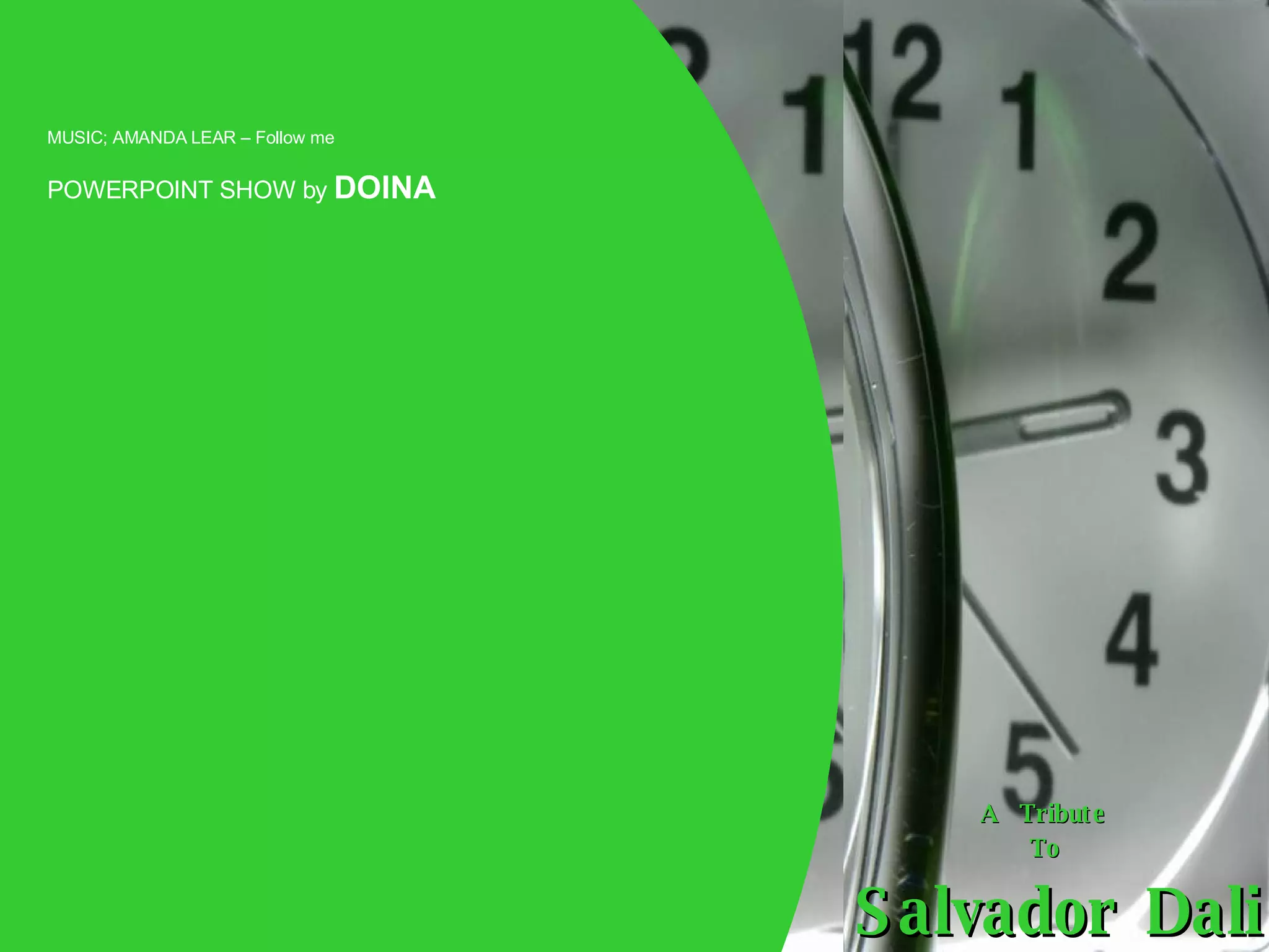 A Tribute To Salvador Dali | PPS