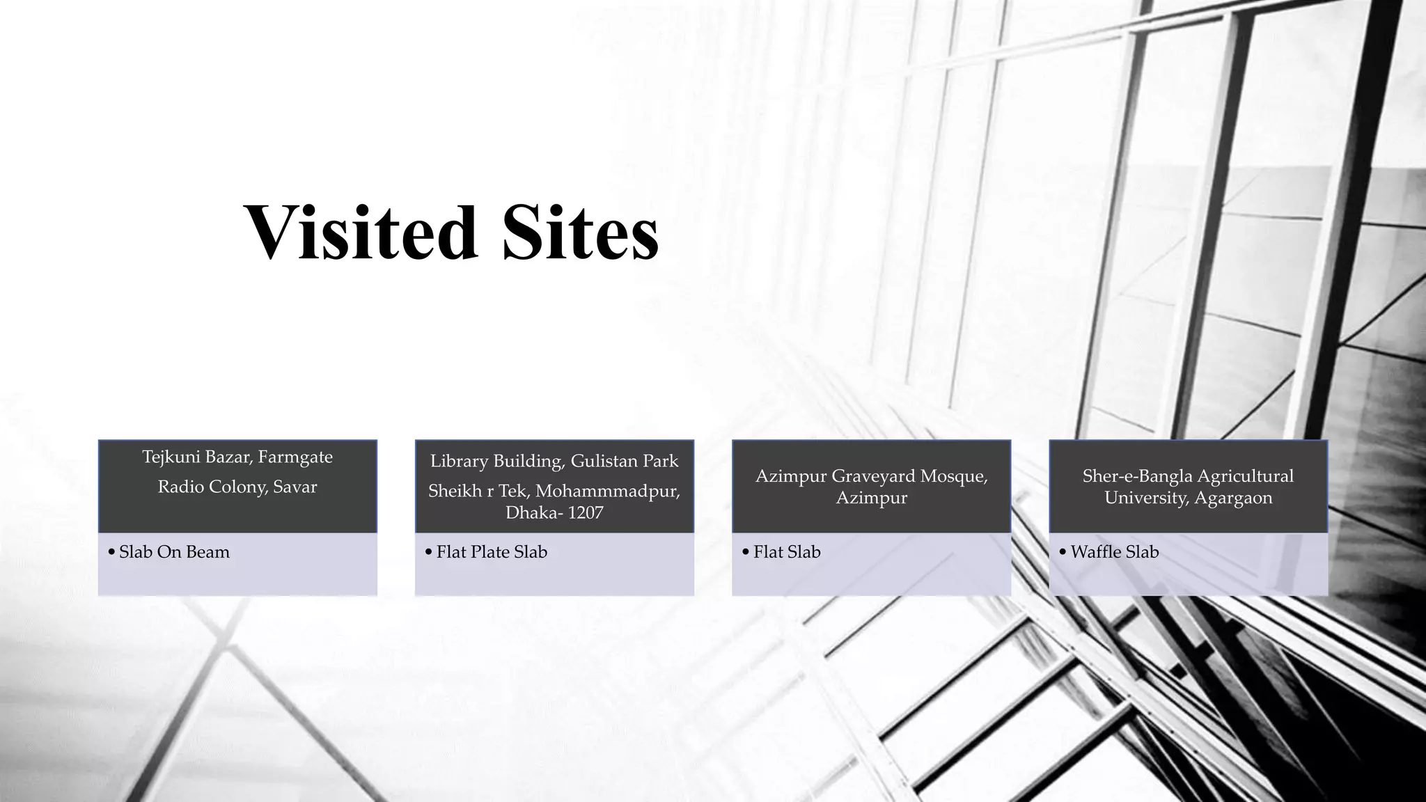 Presentation on construction process and Classification of slab | PPTX