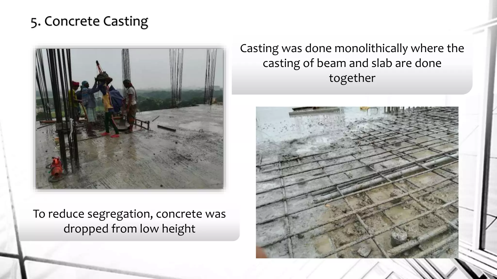 Presentation on construction process and Classification of slab | PPTX