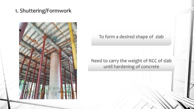 Presentation on construction process and Classification of slab | PPTX