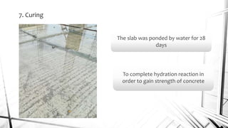 Presentation on construction process and Classification of slab | PPTX