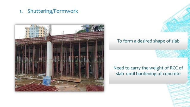 Presentation on construction process and Classification of slab | PPTX