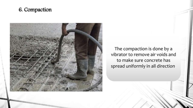 Presentation on construction process and Classification of slab | PPTX