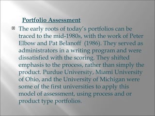 Student Centered Assessment | PPT