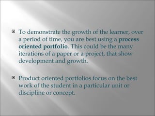 Student Centered Assessment | PPT
