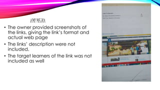 Audio Visual link critique | PPTX