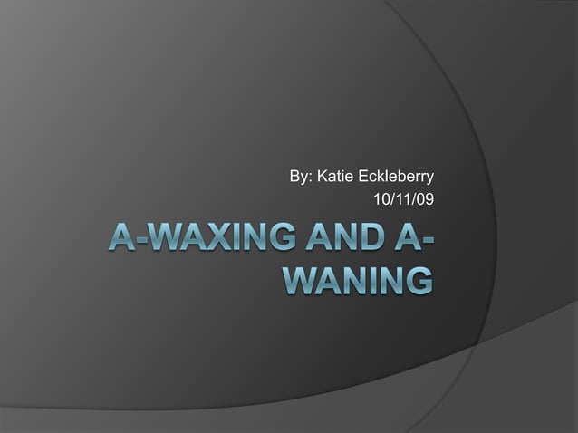 A Waxing And A Waning 6th Grade Indicator | PPTX | Geography | Science