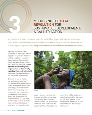 A World that Counts: Mobilising the Data Revolution for Sustainable ...