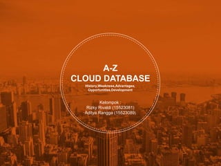 A z cloud database | PPTX