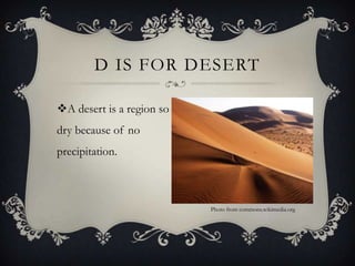 A-Z Geography Terms | PPTX