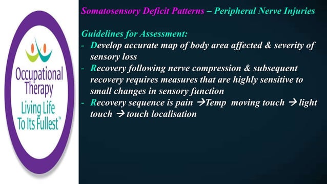 Occupational Therapy Management of Sensory Dysfunction & Oedema | PPTX ...