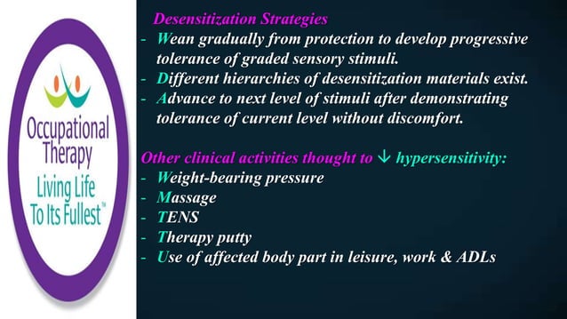 Occupational Therapy Management of Sensory Dysfunction & Oedema | PPTX ...