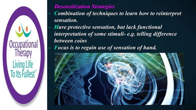 Occupational Therapy Management of Sensory Dysfunction & Oedema | PPTX ...