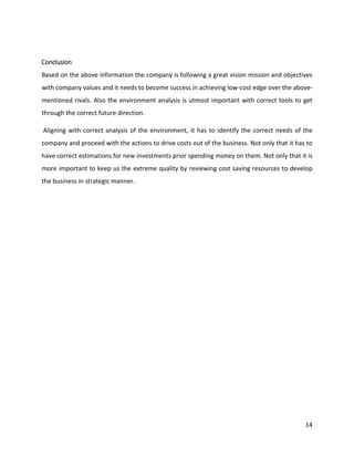 Strategic Management MBA AIB (2016) | PDF