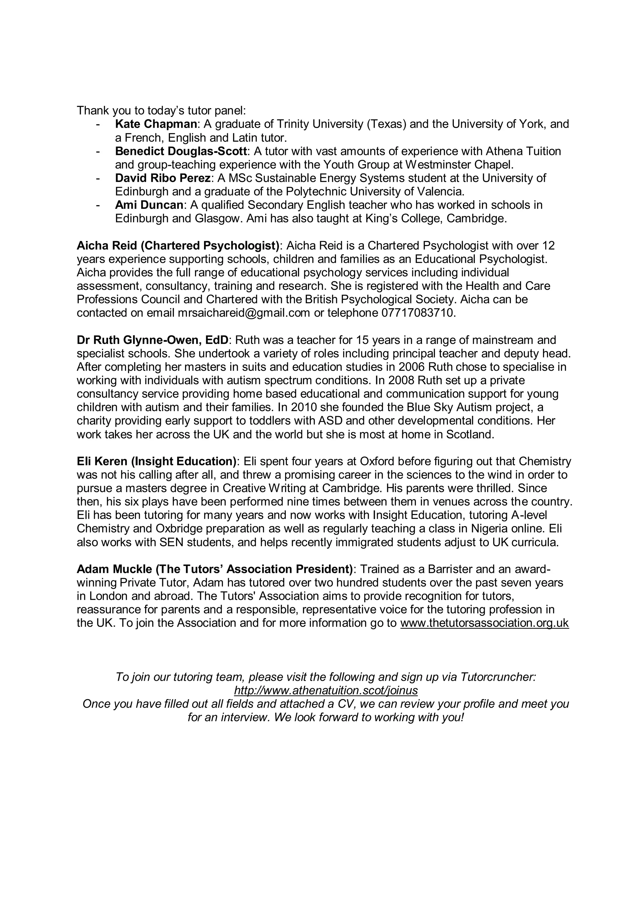 Teaching Outside the Classroom handout | PDF