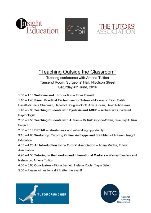 Teaching Outside the Classroom handout | PDF