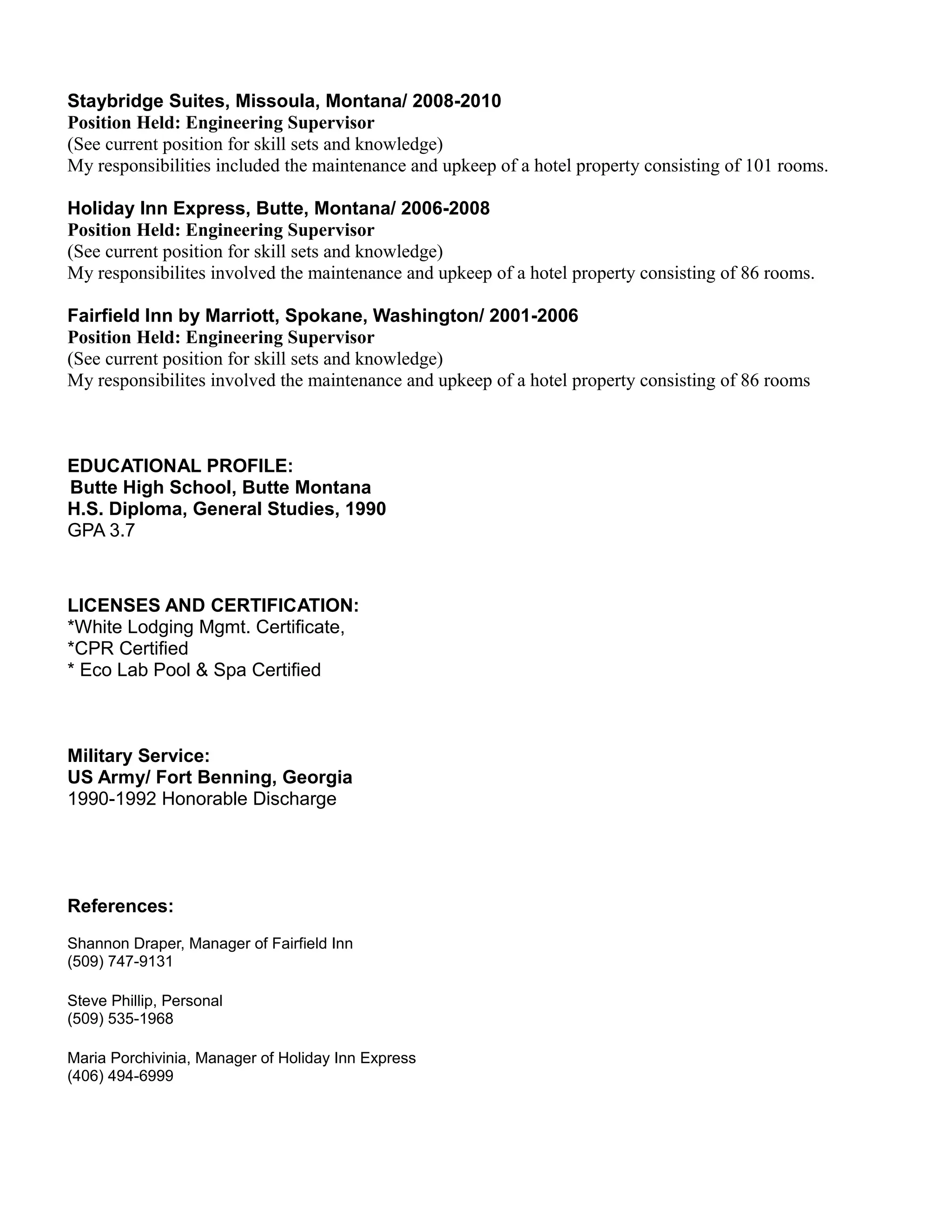 Shane Lowney Resume | RTF