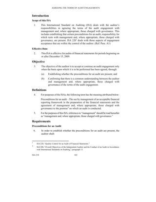 A009 2010-iaasb-handbook-isa-210 | PDF