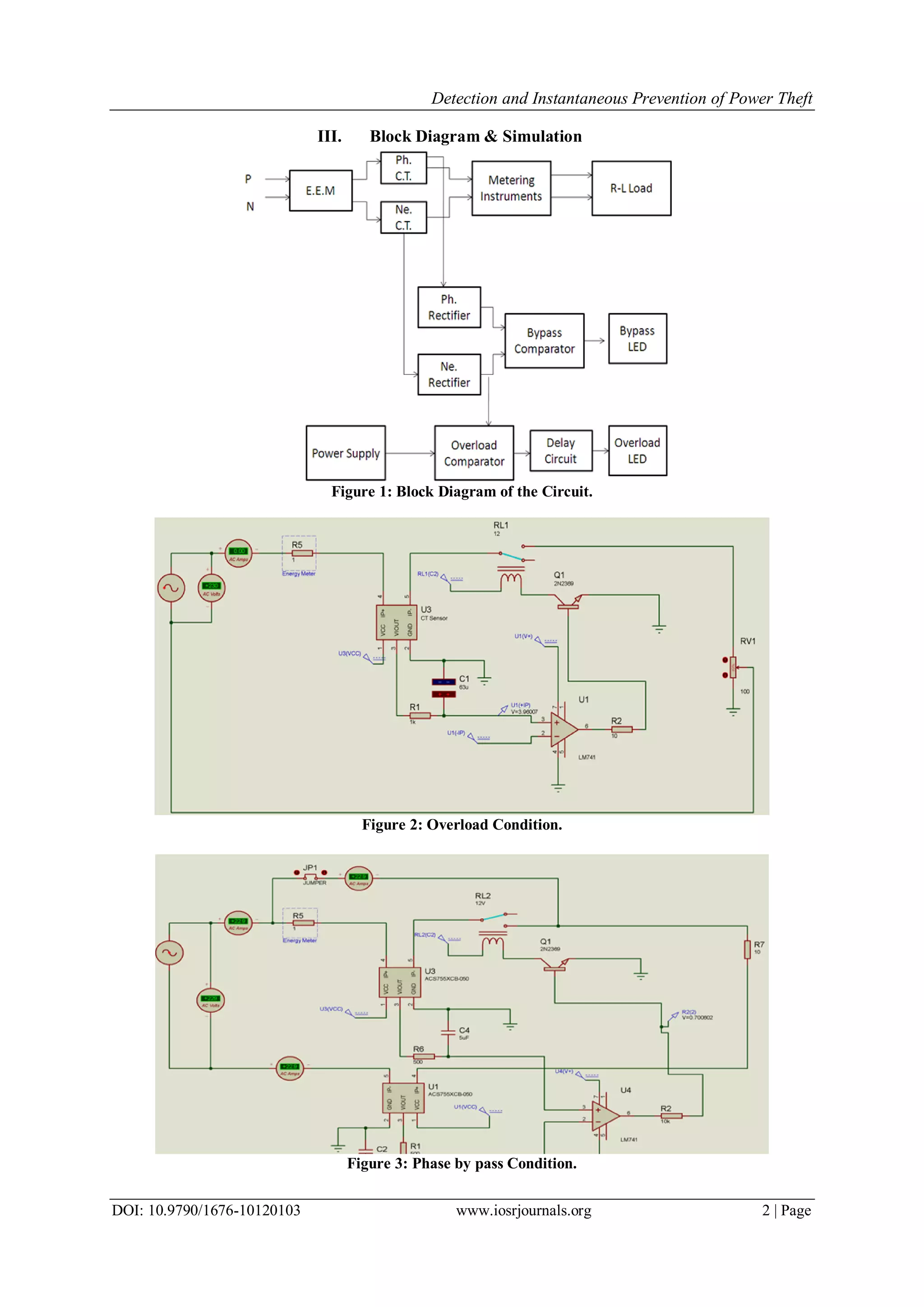 Detection and Instantaneous Prevention of Power Theft | PDF