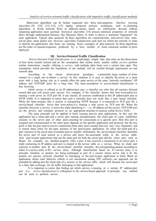 Analysis of service-oriented traffic classification with imperfect traffic classification ...