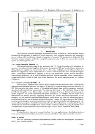 Architecture Framework for Resolution of System Complexity in an Enterprise | PDF