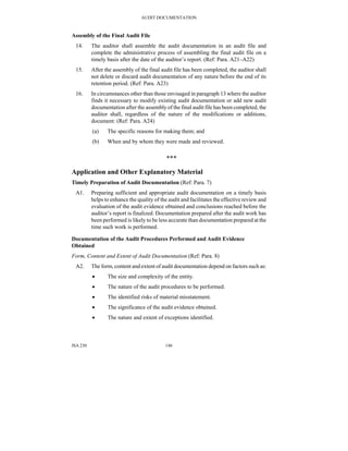 A011 2010-iaasb-handbook-isa-230 | PDF