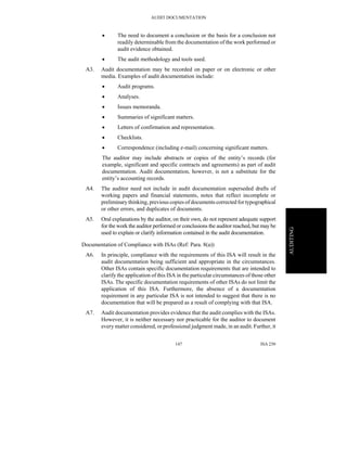 A011 2010-iaasb-handbook-isa-230 | PDF