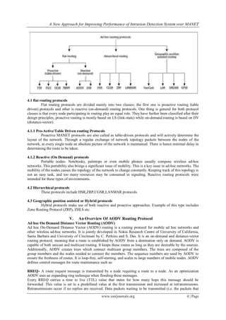 A New Approach for Improving Performance of Intrusion Detection System over MANET | PDF