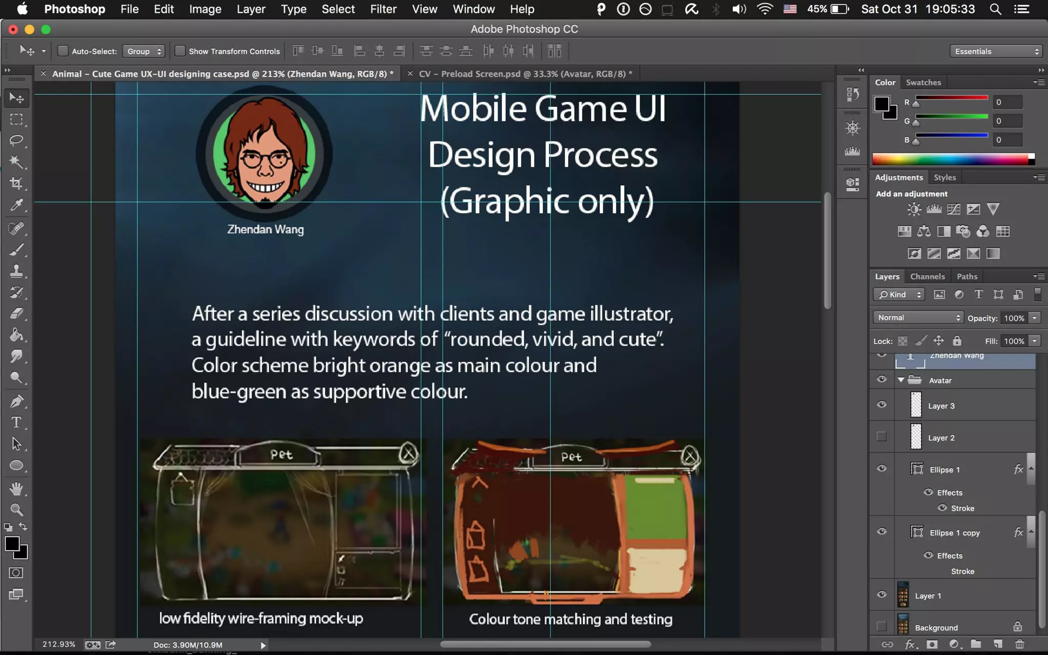 Animal - Cute Game UX-UI designing case | PDF
