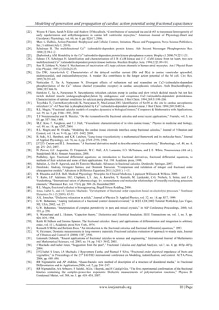 Modeling of generation and propagation of cardiac action potential using fractional capacitance ...