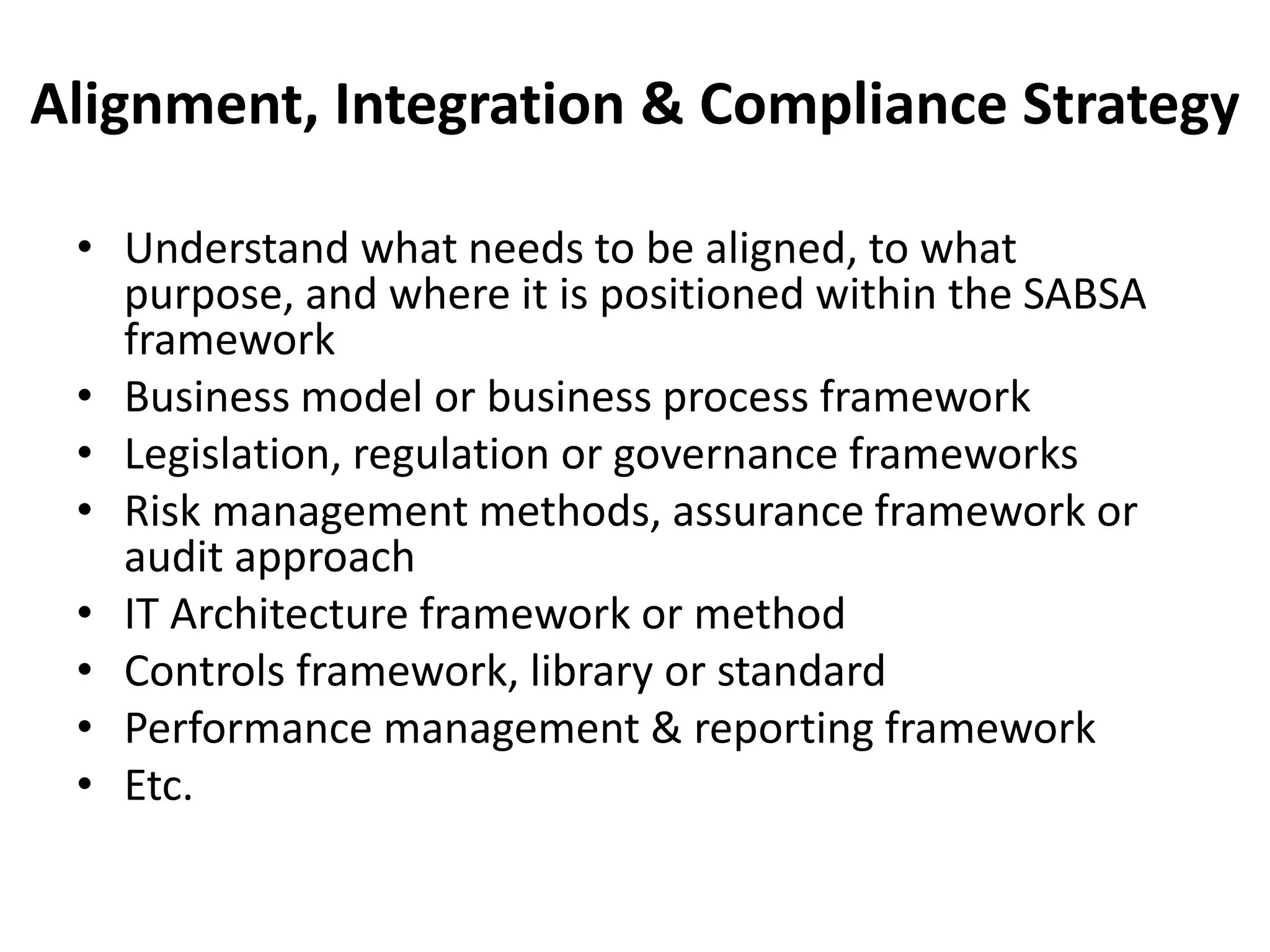 SABSA Implementation(Part III)_ver1-0 | PPTX