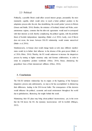 Brexit_ Origins and Implications | PDF