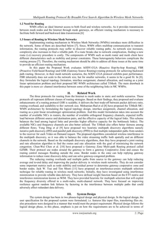 Multipath Routing Protocol by Breadth First Search Algorithm in Wireless Mesh Networks | PDF