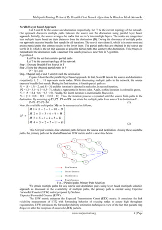 Multipath Routing Protocol by Breadth First Search Algorithm in Wireless Mesh Networks | PDF