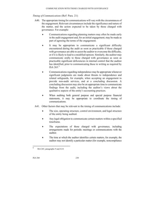 A014 2010-iaasb-handbook-isa-260 | PDF