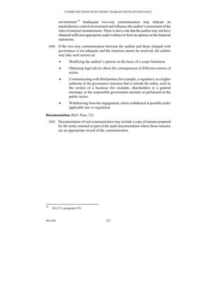 A014 2010-iaasb-handbook-isa-260 | PDF