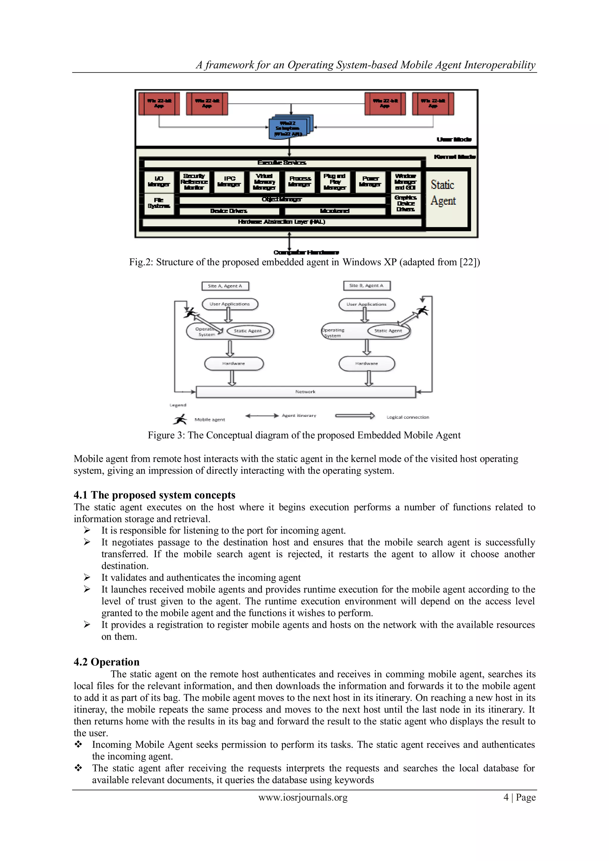 A framework for an Operating System-based Mobile Agent Interoperability | PDF | Programming ...